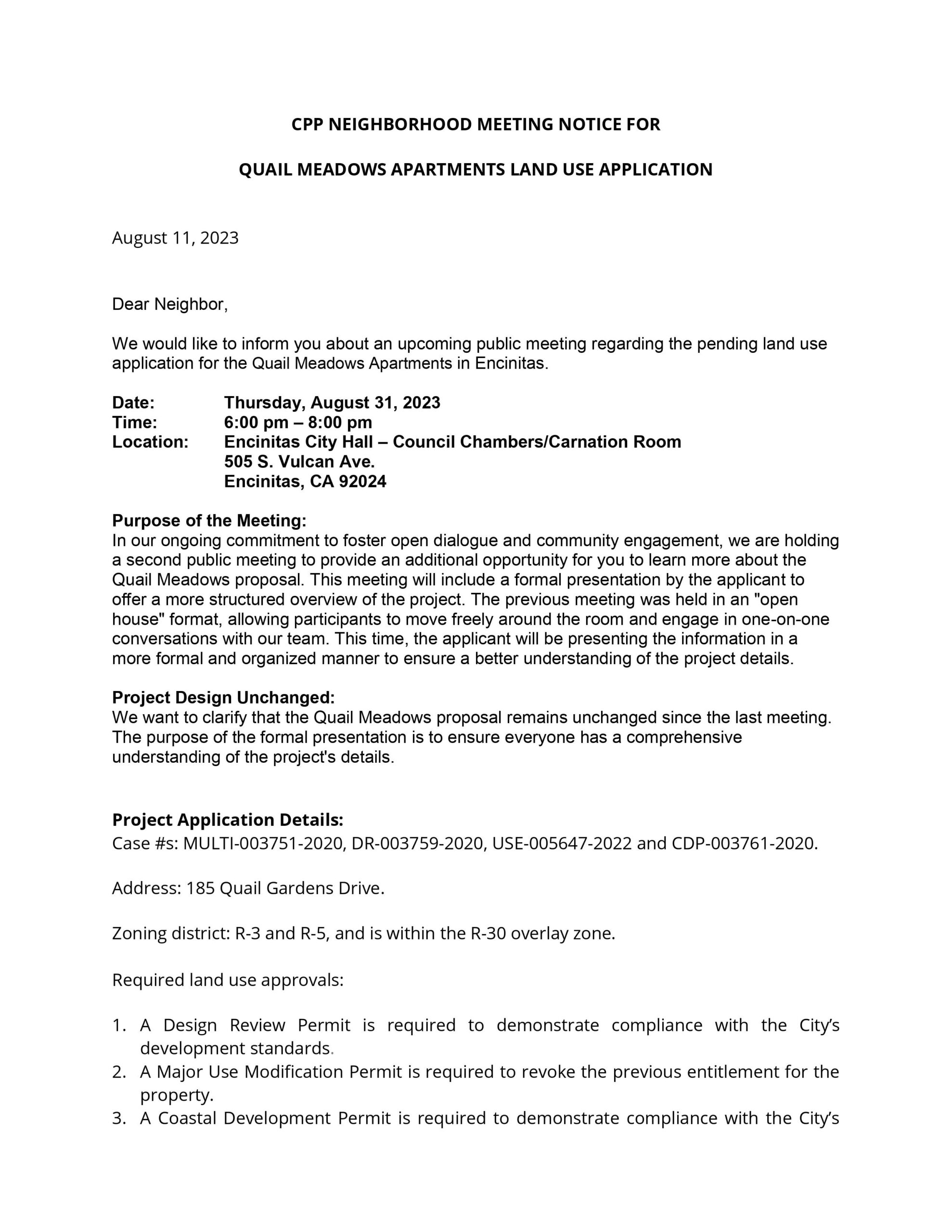 Interested in plans for Quail Meadows Apartments? - Encinitas Ranch ...