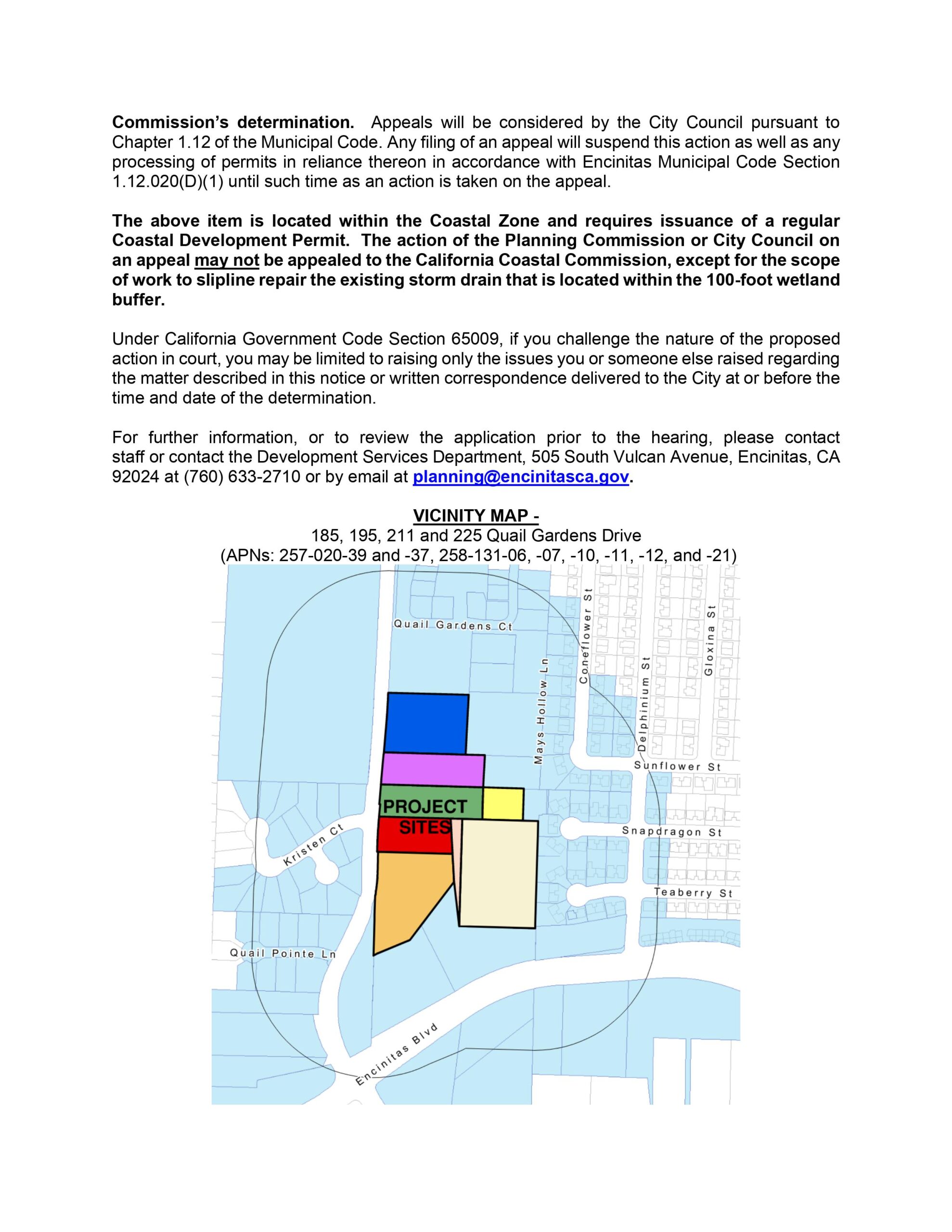 Quail Meadows Development coming before the city Planning Commission ...