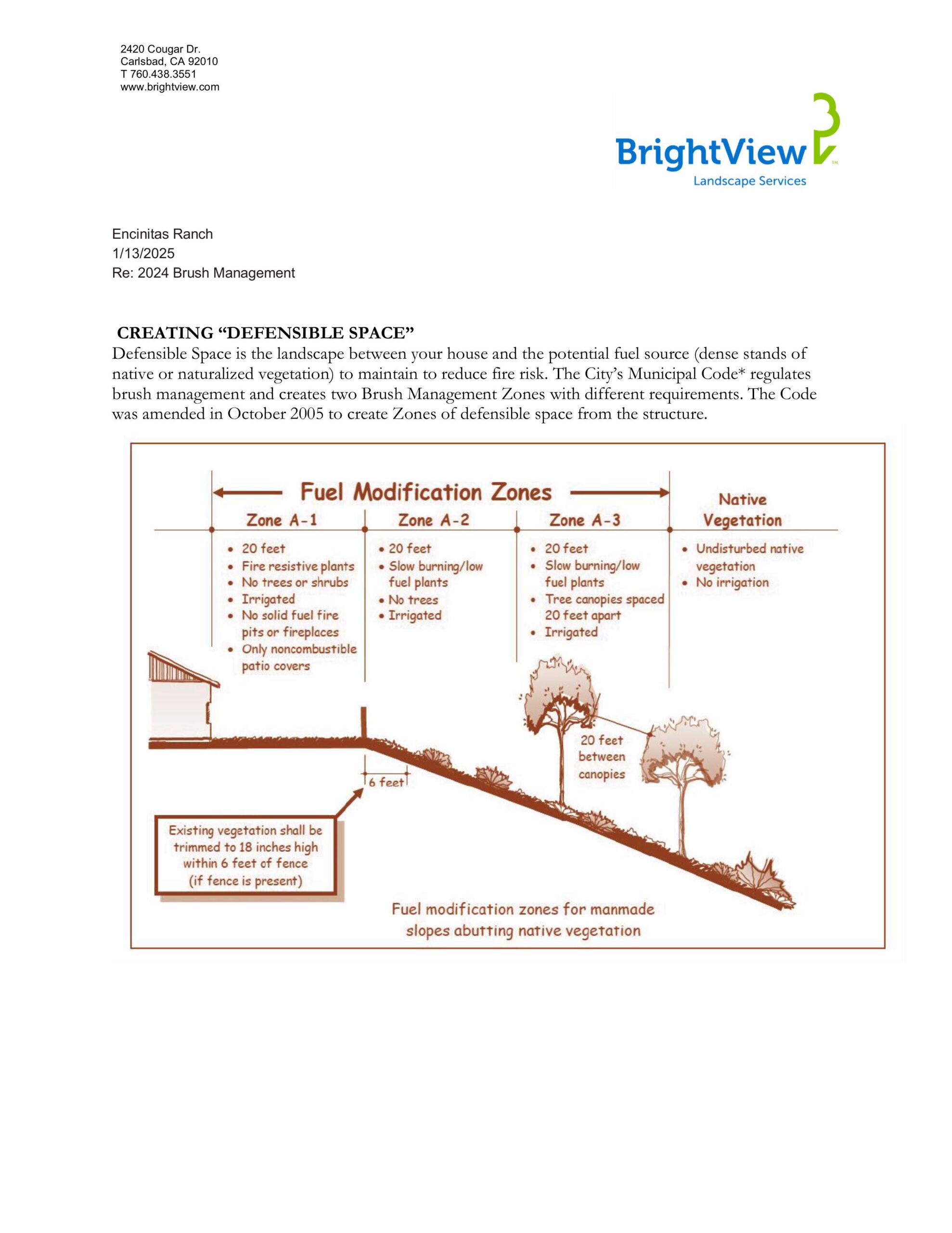 Brush Management and Fire Prevention - Encinitas Ranch Community ...